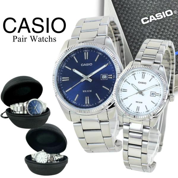 【発売日：2024年07月01日】★★★こちらの商品は、腕時計2本セットのペア商品になります。★★★★腕時計をホコリや衝撃から守り、大事に保管できる「腕時計ケース」付きです。日常使いからきれいめカジュアル、ビジネスシーンにも活躍するシンプル...