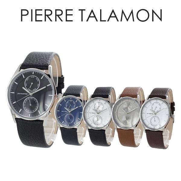 【発売日：2021年07月01日】★フランス生まれのブランドPIERRE TALAMON（ピエール・タラモン）男性の腕元を素敵に飾る品のあるメンズウォッチです。大きすぎず、小さすぎず、腕元に絶妙に馴染む40ミリケース。腕元の邪魔にならないス...