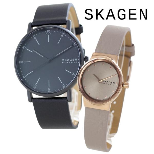 【発売日：2025年08月01日】--関連キーワード--スカーゲン ペアウォッチ SKAGEN ペア 腕時計 メンズ レディース 北欧 シンプル おしゃれ ブランド レザー カップル 記念日 誕生日 ギフト プレゼント 新婚 還暦 夫婦 両...
