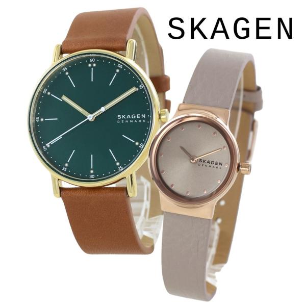 【発売日：2025年08月01日】--関連キーワード--スカーゲン ペアウォッチ SKAGEN ペア 腕時計 メンズ レディース 北欧 シンプル おしゃれ ブランド レザー カップル 記念日 誕生日 ギフト プレゼント 新婚 還暦 夫婦 両...