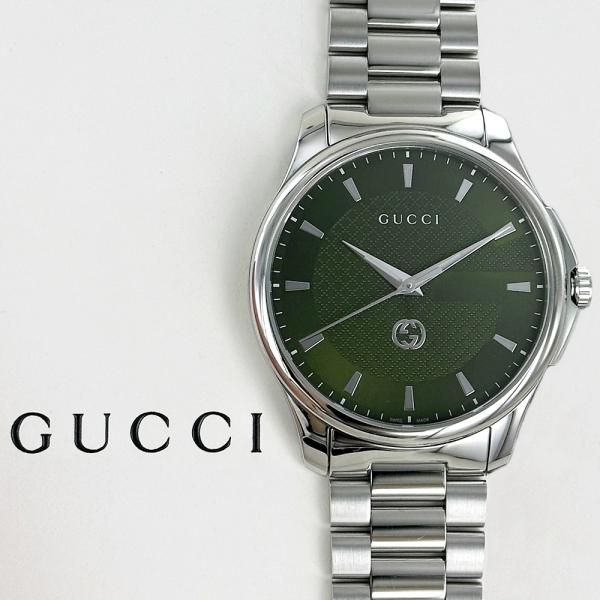 【発売日：2023年12月01日】★腕時計ボックス(収納ケース)をプレゼント中！グッチ(GUCCI)はイタリアのラグジュアリーブランドです。アパレルを代表するブランドでありながら、デザイン力はもちろん腕時計の材質にもこだわり、スイスメイドの...