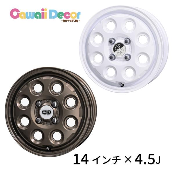 Decor Nature 14Inch × 4.5JINSET：45HOLE：4PCD：100最大突出：7.8mmハブ径：Φ67