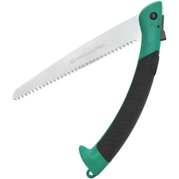 MichaelPro　マイケルプロ■11インチ　折りたたみ式ハンドソー のこぎり 頑丈 滑り止めグリップ付き キャンプ ガーデニング 木材の切断品番：MP018007