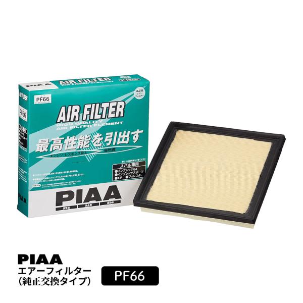 エアーフィルター（純正交換タイプ）モデル番号：PF66○エアーフィルターは、汚れた空気をクリーンにして、エンジンに供給します。エンジンは、常にクリーンな空気を必要とするため、空気中の汚れ（酸化鉄など）をエアーフィルターで取り除かないとエンジ...