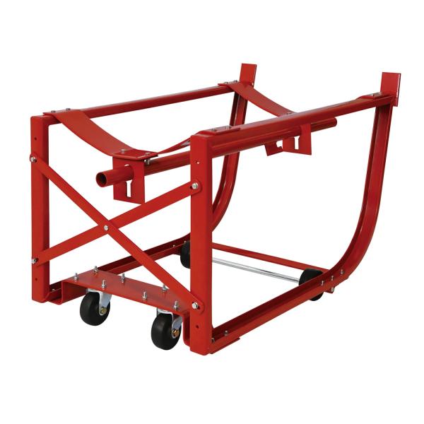 今まで重労働だったドラム缶移動がひとりでラクラク。サイズ：幅790x高さ470x奥行475mm材質：スチール耐荷重：300kgハンドル長さ：910mm※ドラム缶は付属しておりません。