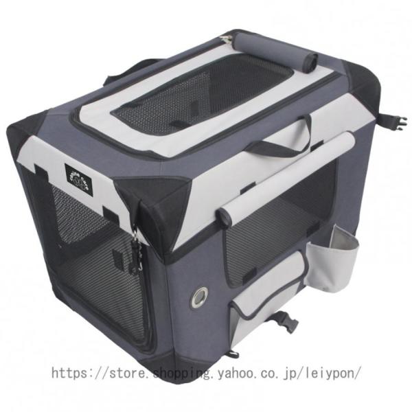 商品詳細素材：メッシュ   オックスフォード サイズS：50*35*35cmM：60*42*42cmL：70*52*52cmXL：81*58*58cm2XL：91*64*64cm【高品質・通気性抜群】メッシュ窓を備えているため、ペットが窮屈...