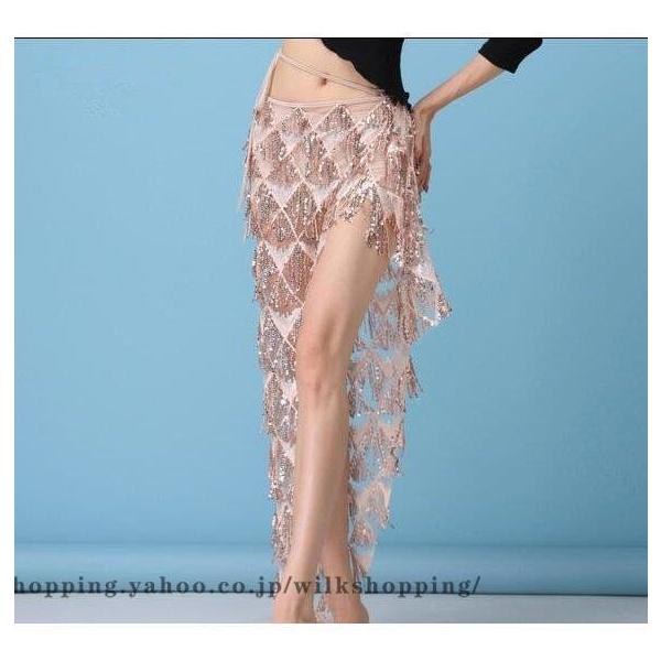 ダンス用品　スパンコール　ヒップスカーフ　 ベリーダンス　アクセサリー　パーティー　イベント　社交ダンス　キラキラ　ステージ衣装　練習着　レディース　ファッション　レッスンウェア　ヒップスカート　コンパニオン　　ベリーダンス衣装　コインスカ...