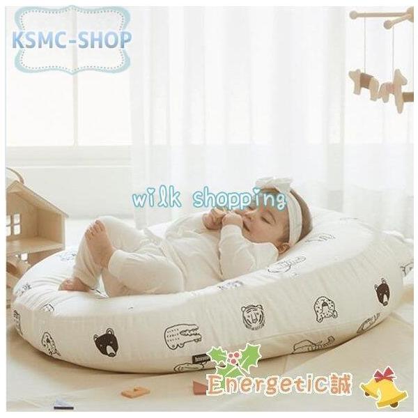 適用年齢：0〜18ヶ月 ＊衛生的な圧縮パック梱包されています。サイズ：80*6cm取り外し可能?　寝返りもしやすく赤ちゃんがゆったり過ごせます。60℃赤ちゃんを保護してくれ、ママも赤ちゃんも一緒に安心して寝られます。出産祝い ベビーベッド ...