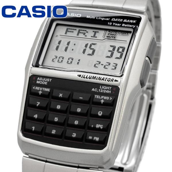 【 CASIO DATA BANK データバンク 】ファッションに敏感な若者を中心に人気のデータバンク。多くのアーティストや芸能人が着用し、ファッションアイテムとして大人気です。テレメモ25件や、デュアルタイム、計算機能など、機能も充実した...