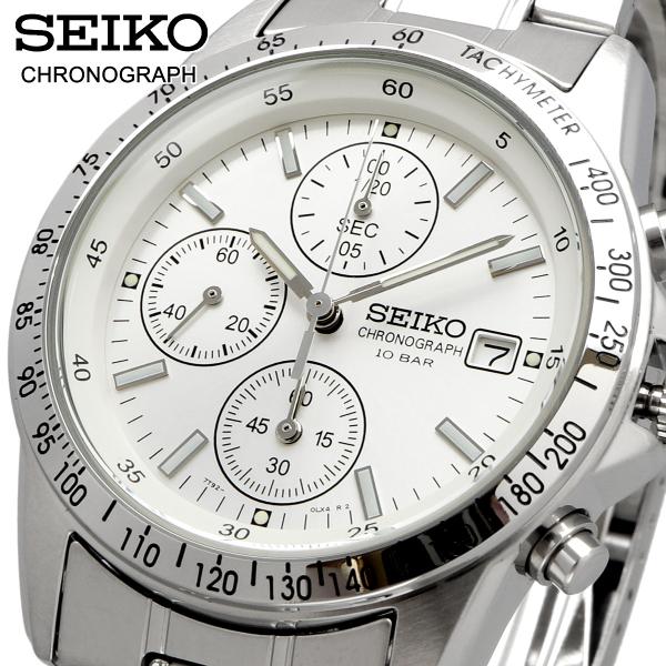 【セイコー 国内モデル クロノグラフ 流通限定モデル】国内最大手の時計メーカーSEIKO。1969年に世界初のクォーツ時計を発売する。当時、機械式時計が主流であった時計業界に大革命をもたらした。現在、世界の時計メーカーのリーディングカンパニ...