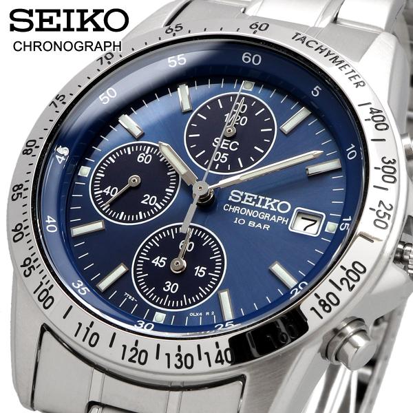 【セイコー 国内モデル クロノグラフ 流通限定モデル】国内最大手の時計メーカーSEIKO。1969年に世界初のクォーツ時計を発売する。当時、機械式時計が主流であった時計業界に大革命をもたらした。現在、世界の時計メーカーのリーディングカンパニ...