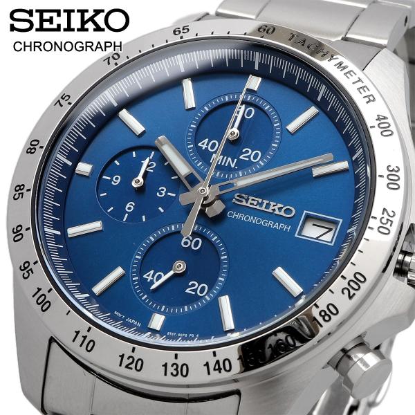 【セイコー 国内モデル クロノグラフ 流通限定モデル】国内最大手の時計メーカーSEIKO。1969年に世界初のクォーツ時計を発売する。当時、機械式時計が主流であった時計業界に大革命をもたらした。現在、世界の時計メーカーのリーディングカンパニ...