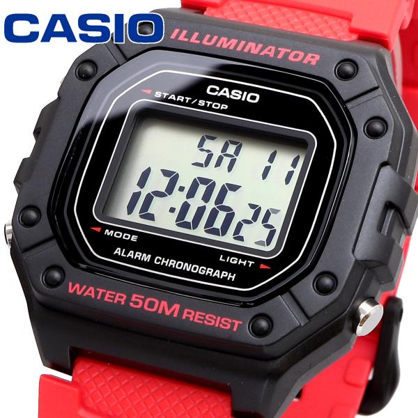 W-218H-4B【チープカシオチプカシ】爆発的な人気を誇るチープカシオ(チプカシ)。シンプルでレトロなデザインが支持され、SNSなどでその魅力が拡散されました。今や若者を中心にファッションアイテムとして大流行しています。気軽に購入できる価...