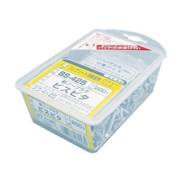 プラグなしでコンクリートに使用可能です。パッド使用で強力な締結感があります。◆下穴径(mm):3.5◆埋込深さ(mm):22◆引張最大荷重(kN):1.50◆穿孔深さ(mm):35◆長さ(mm):25◆呼径d(mm):4◆適合ドライバー:プ...