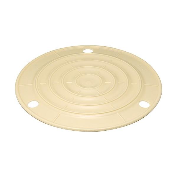 ◆Φ27x1.35 cm ◆ポリプロピレン ◆アイボリー ◆丈夫な作りで樹脂製の為、衛生的。