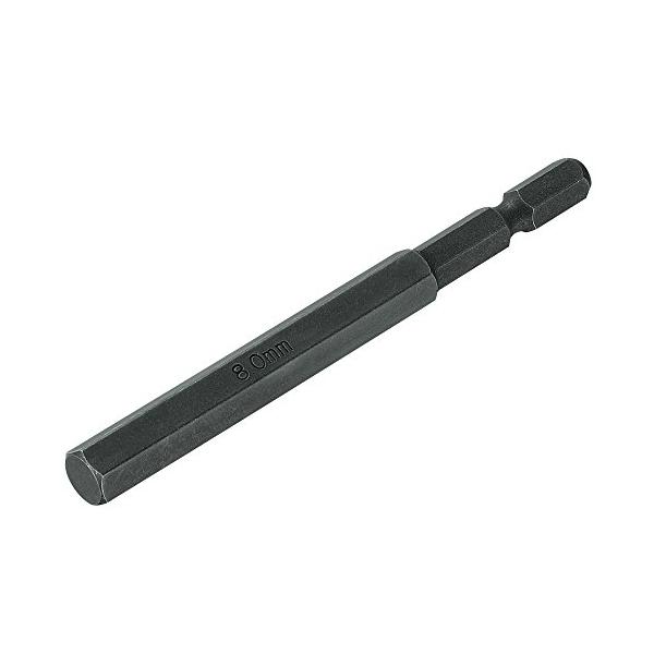 特殊鋼に完全な熱処理を施してあり、耐久性に優れています。六角シャンク部は6.35mmでインパクトドライバーに素早く装着して使用できます。厳選した材料を使用して、オール国産の安全・安心を提供する日本製。六角穴付きボルトの着脱に最適です。仕様・...