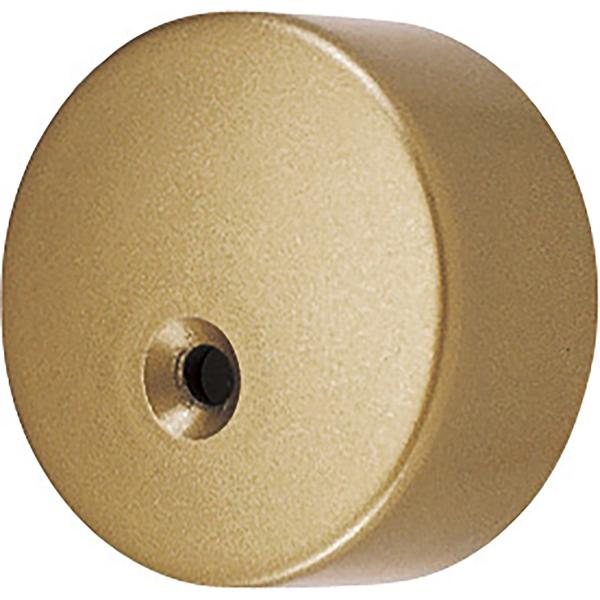 木口を隠して安全性を高めたい時に。仕様・色:ゴールド・材質:亜鉛合金・丸皿タッピンねじ（3.5×20）1 本