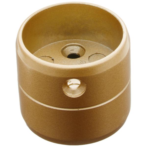 直線で手すりをジョイントする時に。・材質:亜鉛合金・色:ゴールド・ねじ付(+3.5×20 4本)※商品のサイズをご確認の上、ご購入をお願い致します。