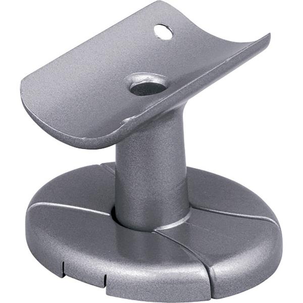 カバー付なので、壁側取付けのねじ頭が見えません。・材質:亜鉛合金、ABS樹脂・色:シルバー・ねじ付(壁取付用+3.5×40 4本、手すり取付用+3.5×20 2本)