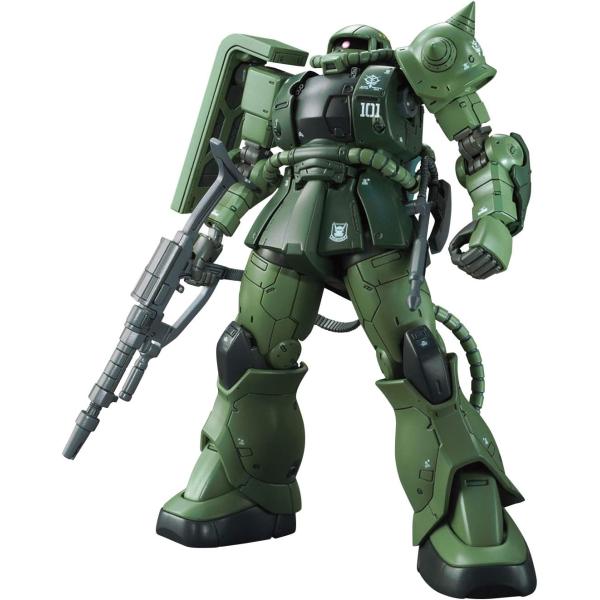 『機動戦士ガンダム THE ORIGIN』に登場するザクII C-6/R6型が登場。■劇中同様のファルメル隊を再現したくなる新規造形の武装パーツにより、魅力的な量産機を演出。■各部のマーキングによりデニム曹長機、スレンダー伍長機、ジーン兵長...
