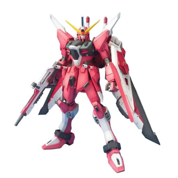 「ＭＧ 1/100 インフィニットジャスティスガンダム」が登場！TV設定をもとに「機動戦士ガンダムSEED DESTINY」作画監督である重田智氏の協力のもと、設定/形状を追及。特徴である蹴り技を再現する為、股関節、サイドアーマー部に新ギミ...