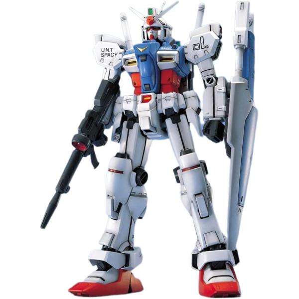 『機動戦士ガンダム0083 STARDUST MEMORY』より、宇宙世紀0083年に、ガンダム開発計画によって試作されたガンダム1号機をMGならではのプロポーションとギミックで再現しました。<br>コアファイターIIは差し替え...
