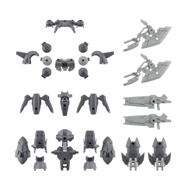 「30MM 1/144 bEXM-15FA フルアーマーポルタノヴァ」（別売り）に付属した武装や装甲が、汎用性の高いグレーべースのカラーリングオプションパーツセットとなって登場！■様々な機体に取り付けが可能。■取り付け方次第で様々なバリエー...