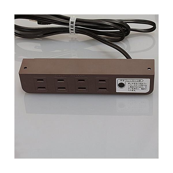 メーカー：NOATEK(ノアテック) / 株式会社ノア　　 シリーズ名： 家具用コンセント　　　 本体色：茶色 / コード色：黒色 容量：1500Wまで コード種類：VFFコード1.9m 穴加工なし ブレーカー付コンセント 棚下直付タイプ ...