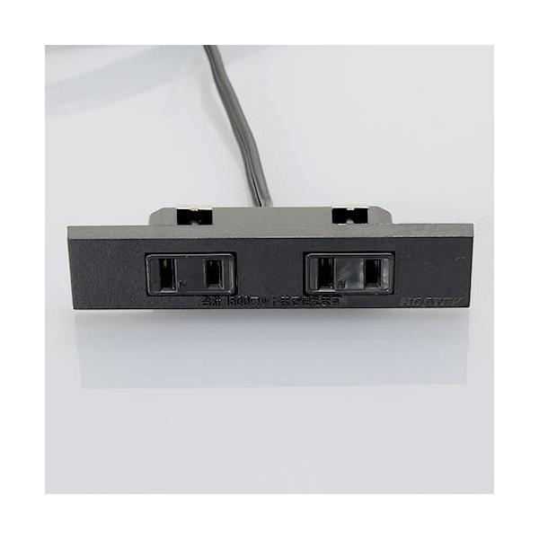 メーカー：NOATEK(ノアテック) / 株式会社ノア　　シリーズ名： 家具用コンセント　　　本体色：黒色コード色：黒色容量：1500Wまでコード種類：VFFコード2m薄型つば下19.7mmコンセントワンタッチ式※ワンタッチ式（バネタイプ）...