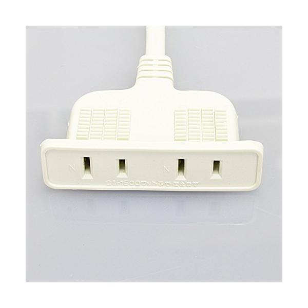 メーカー：NOATEK(ノアテック) / 株式会社ノア　　 シリーズ名： 家具用コンセント　　　 本体色：白色 コード色：白色 容量：1500Wまで コード種類：VCTFKコード2m 上下がスリムなコンセント ワンタッチ式 ※ワンタッチ式（...