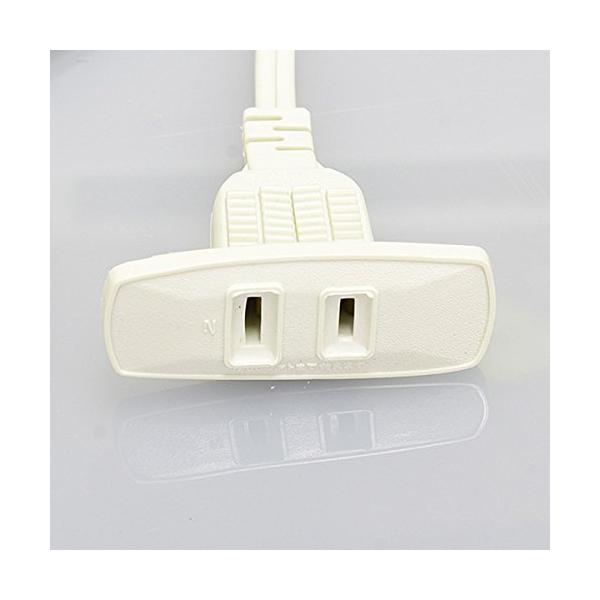 メーカー：NOATEK(ノアテック) / 株式会社ノア　　 シリーズ名： 家具用コンセント本体色：白色 コード色：白色 容量：1200Wまで コード種類：VFFコード1.5m 上下がスリムなコンセント ワンタッチ式 ワンタッチ式（バネタイプ...