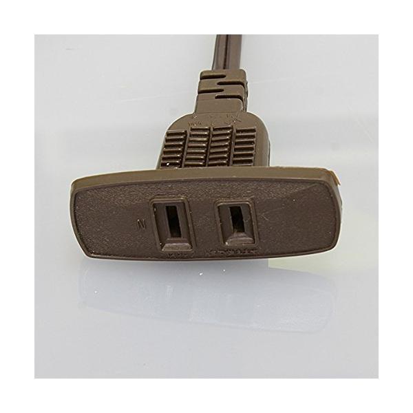 メーカー：NOATEK(ノアテック) / 株式会社ノア　　 シリーズ名： 家具用コンセント　　　 本体色：茶色 コード色：茶色 容量：1200Wまで コード種類：VFFコード1.5m 上下がスリムなコンセント ワンタッチ式 ワンタッチ式（バ...