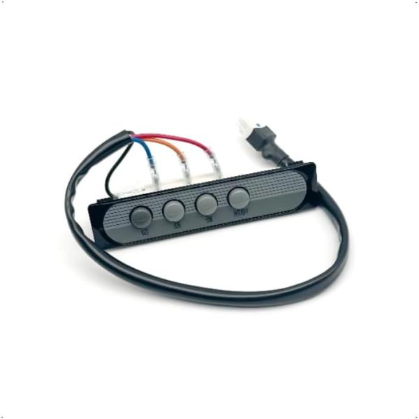 レンジフード用スイッチですレンジフードのスイッチが故障した場合の交換部品としてメーカー純正品です適用機種QGBDR3H602 BK (BDR-3H602BK / BDR3H602BK) QGBDR3H752 BK (BDR-3H752BK ...