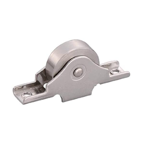サッシ建具にも使用できます。オイルレスメタル(含油軸受)を使用していますので回転がなめらかです。スペック：車輪径D：30mm 車輪幅J：9mm 全長A：68mm 枠幅G：14mm 耐荷重(2個使用時)：30kg材質：車/ステンレス(SUS3...