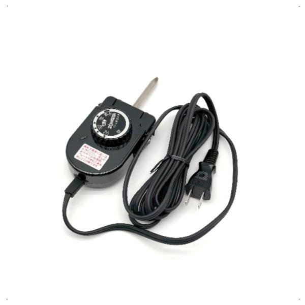 ホットプレート用の温度調節プラグコード、コンセント部分のみが壊れた際の交換部品温度調節プラグは、フックの半円形の白い目印（左右2ヶ所）が全部見えるように奥まで確実に差し込んでください差し込みが不十分な場合、プレートがあたたまらないことがあり...