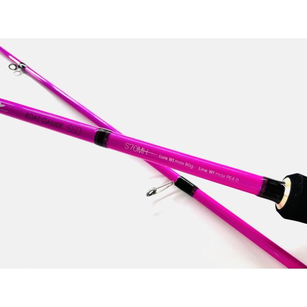 ■LENGTH(ft.in)：7'0"■PIECE：2■CLOSED LENGTH (cm)：110■ROD WEIGHT (g)：118■LURE WEIGHT (g)：max 80■LINE WEIGHT(PE)：max 4.0テイルウ...