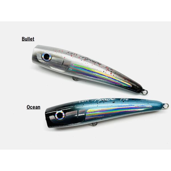 Type：Swimming PopperLength：170mmWeight：73g ±Hook Weight：5 - 7.5gThrough Wire：1.6mm Stainless Steelポッピング、ダイビング、スイミング。引き手の...