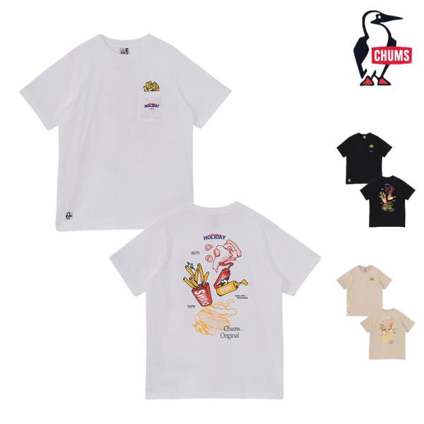ご購入の際の注意点商品ページの情報は、メーカーカタログをもとに記載しております。製造段階で商品の仕様が変わり、ページに記載の内容と異なる場合がございますので予めご了承の上ご注文下さい。商品説明しっかりとした生地感が特徴のCHUMS定番のTシ...