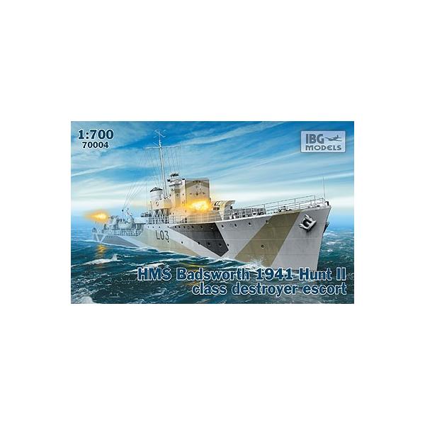 IBG MODELS 1/700スケール・エッチングパーツ付ハント級護衛駆逐艦は速力はそれ程要求はされないものの対空・対潜能力を重視した艦艇です。II型はI型よりも武装を増加させ復元性を保つため船体の幅を広くしています。II型は36隻が建造...