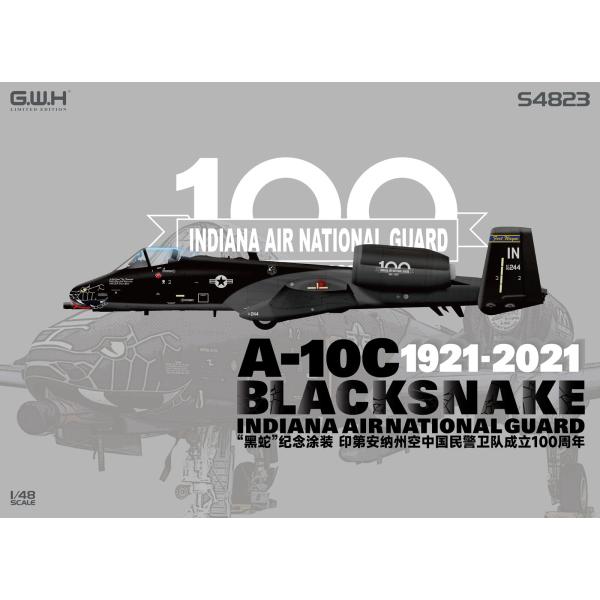 【発売日：2025年04月25日】・1/48スケール プラスチックモデルキット・2021年のインディアナ州空軍創設100周年記念塗装機 Blacksnake のマーキングデカール付属・機首GAU-8 30mmガトリング砲 3Dプリントパーツ...