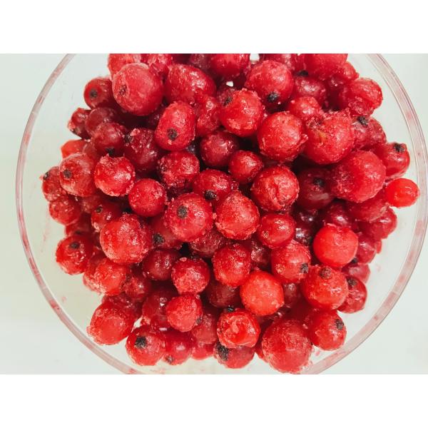 果物のプロの目で厳選した冷凍フルーツ　レッドカラント（セルビア産）、赤すぐり（グロゼイユ）を真空冷凍加工しました。レッドカラントを、１０００ｇに真空パック加工後、急速冷凍していますので、果実本来の風味と味覚が楽しめます。ジャム、スムージーの...