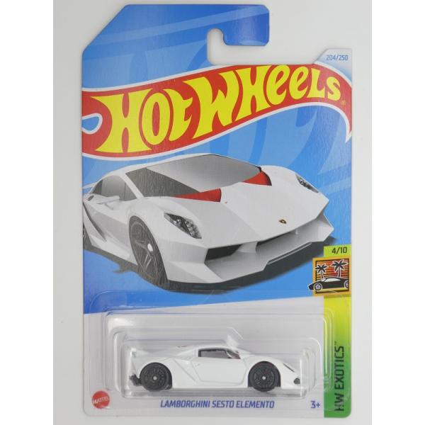 Hot Wheels☆ホットウィール 2024 204/250 HW EXOTICS  LAMBORGHINI SESTO ELEMENTOブリスターやパッケージに折れやスレ、傷みのある場合があります。量産品のため、商品に個体差や初期傷、ス...