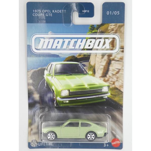 matchbox ドイツ シリーズ☆01/05  1975 OPEL KADETT COUPE GTEブリスターやパッケージに折れやスレ、傷みのある場合があります。量産品のため、商品に個体差や初期傷、スレなどがある場合がございます。ご了承の...
