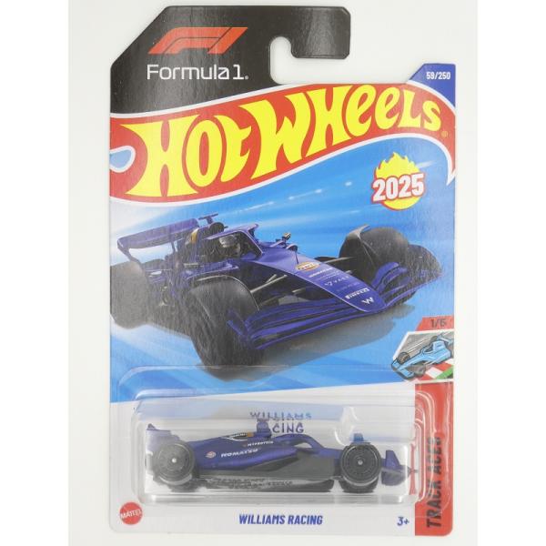 Hot Wheels☆ホットウィール 2025 59/250 TRACK ACES  WILLAMS RACINGブリスターやパッケージに折れやスレ、傷みのある場合があります。量産品のため、商品に個体差や初期傷、スレなどがある場合がございま...