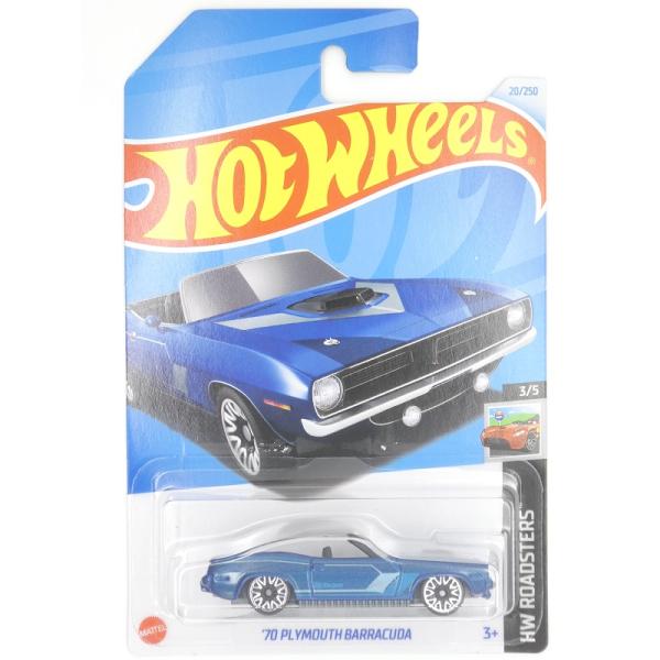 Hot Wheels☆ホットウィール 2024 20/250 HW ROADSTERS  '70 PLYMOUTH BARRACUDAブリスターやパッケージに折れやスレ、傷みのある場合があります。量産品のため、商品に個体差や初期傷、スレなど...