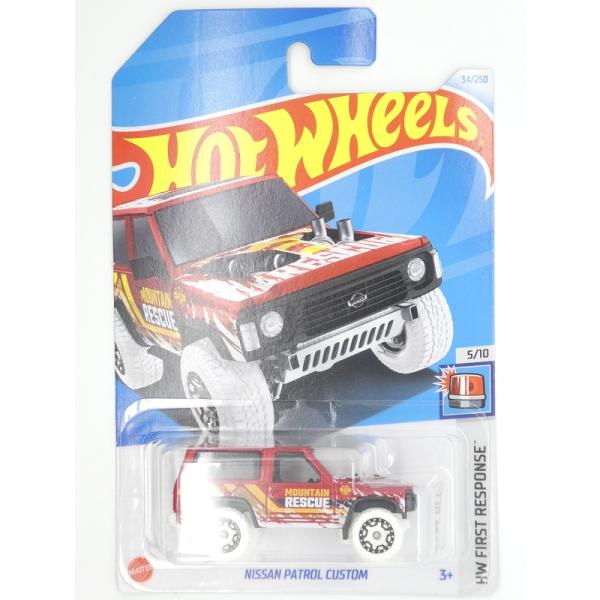 Hot Wheels☆ホットウィール 2024 34/250 HW FIRST RESPONSE  NASSAN PATROL CUSTOMブリスターやパッケージに折れやスレ、傷みのある場合があります。量産品のため、商品に個体差や初期傷、ス...