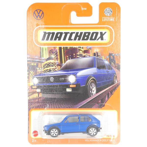 MATCHBOX☆マッチボックス 95/100  VOLKSWAGEN GOLF MK1ブリスターやパッケージに折れやスレ、傷みのある場合があります。量産品のため、商品に個体差や初期傷、スレなどがある場合がございます。ご了承の上お買い求めく...