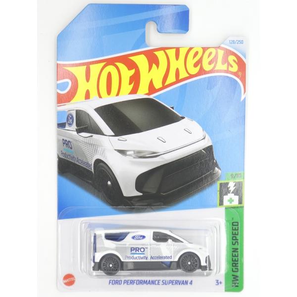 Hot Wheels☆ホットウィール 2024 128/250 HW GREEN SPEED  FORD PERFORMANCE SUPERVAN 4ブリスターやパッケージに折れやスレ、傷みのある場合があります。量産品のため、商品に個体差や...