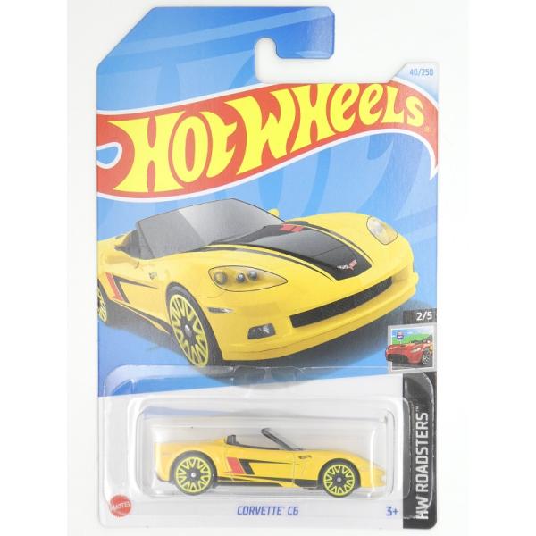 Hot Wheels☆ホットウィール 2024 40/250 HW ROADSTERS  CORVETTE C6ブリスターやパッケージに折れやスレ、傷みのある場合があります。量産品のため、商品に個体差や初期傷、スレなどがある場合がございます...