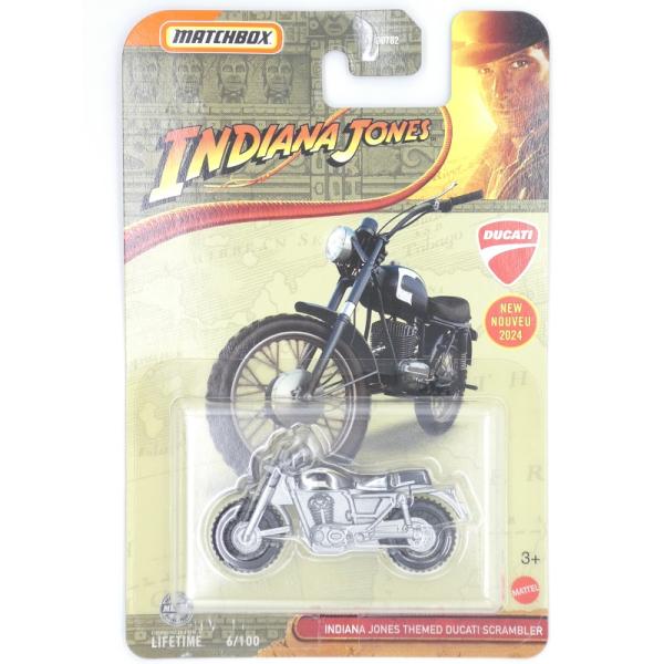 MATCHBOX☆マッチボックス 6/100  INDIANA JONES THEMED DUCATI SCRAMBLERブリスターやパッケージに折れやスレ、傷みのある場合があります。量産品のため、商品に個体差や初期傷、スレなどがある場合が...